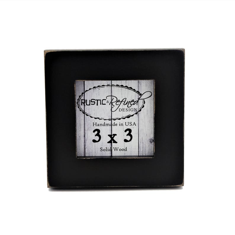 3x3 1" Gallery Picture Frame - Black - Instagram, Home Decor, Wedding ...