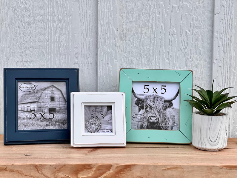 Cottage Collection - Handmade Solid Wood Photo Frame – Modern Farmhouse ...