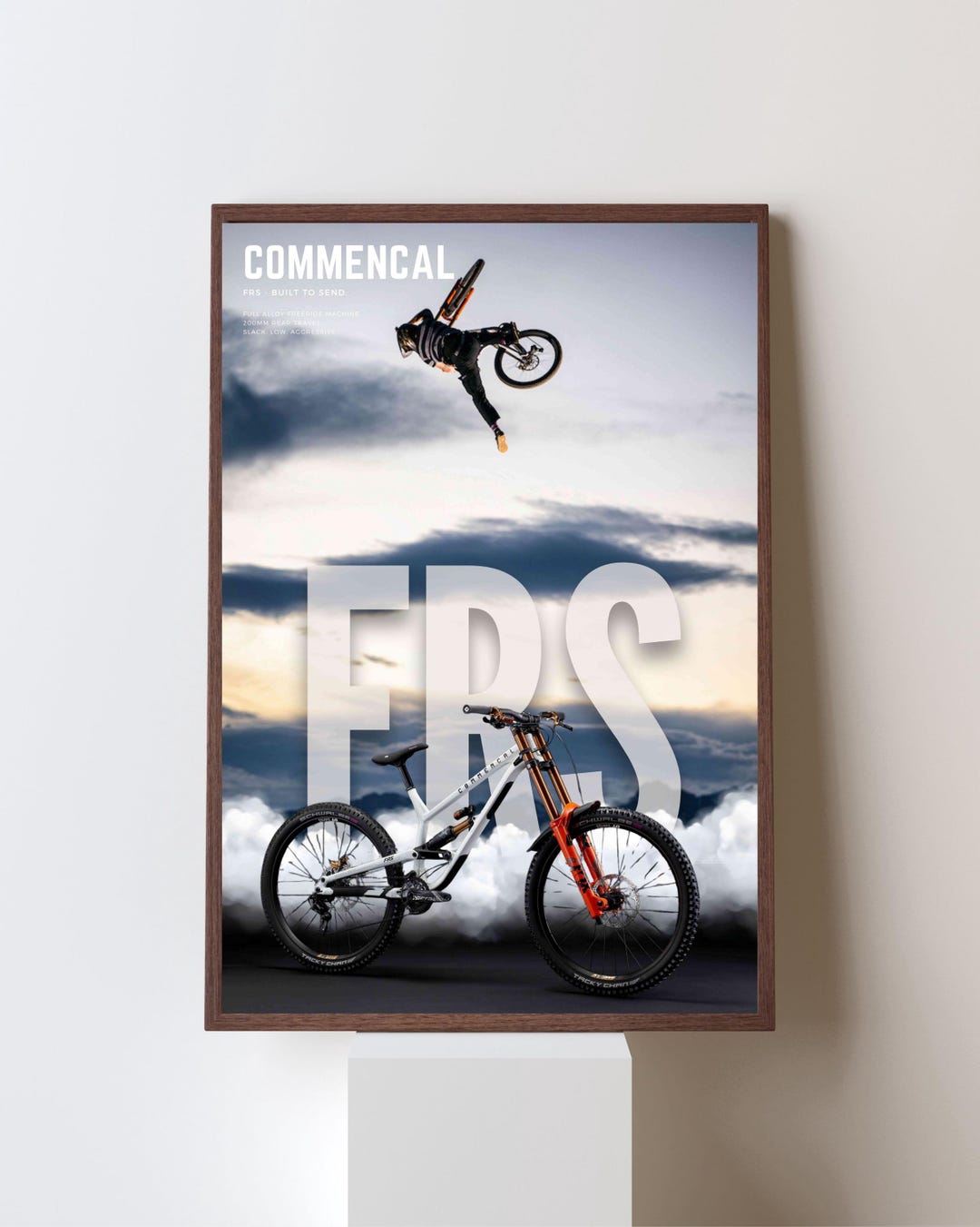 Commencal FRS Freeride Poster – Sunset Air – Printable MTB Wall Art - Etsy