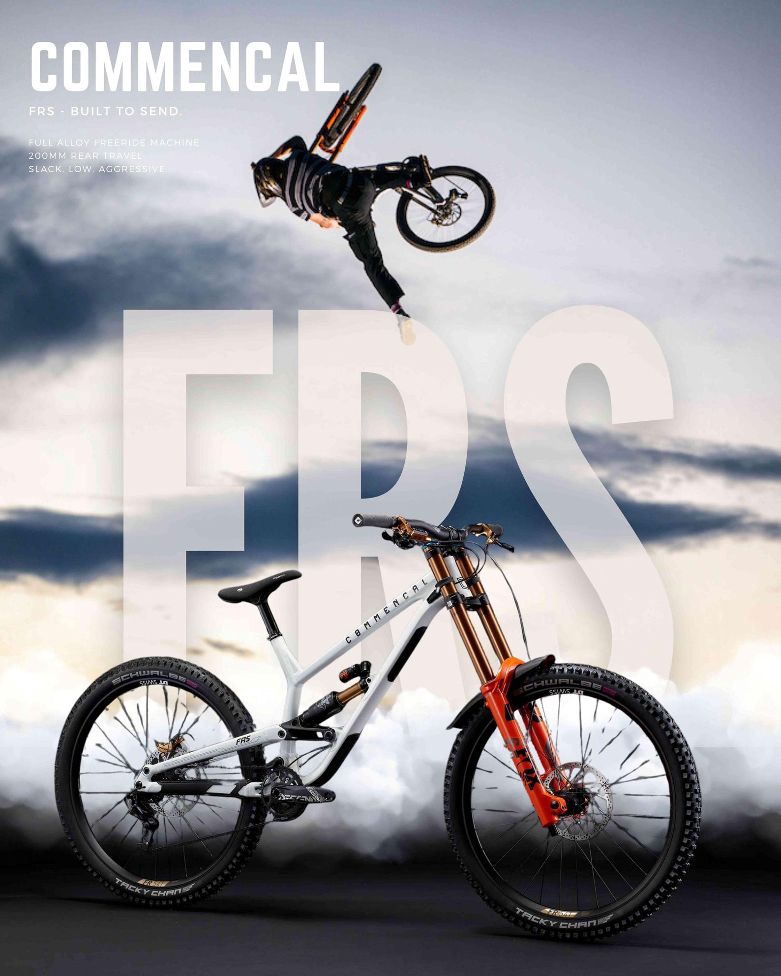 Commencal FRS Freeride Poster – Sunset Air – Printable MTB Wall Art - Etsy