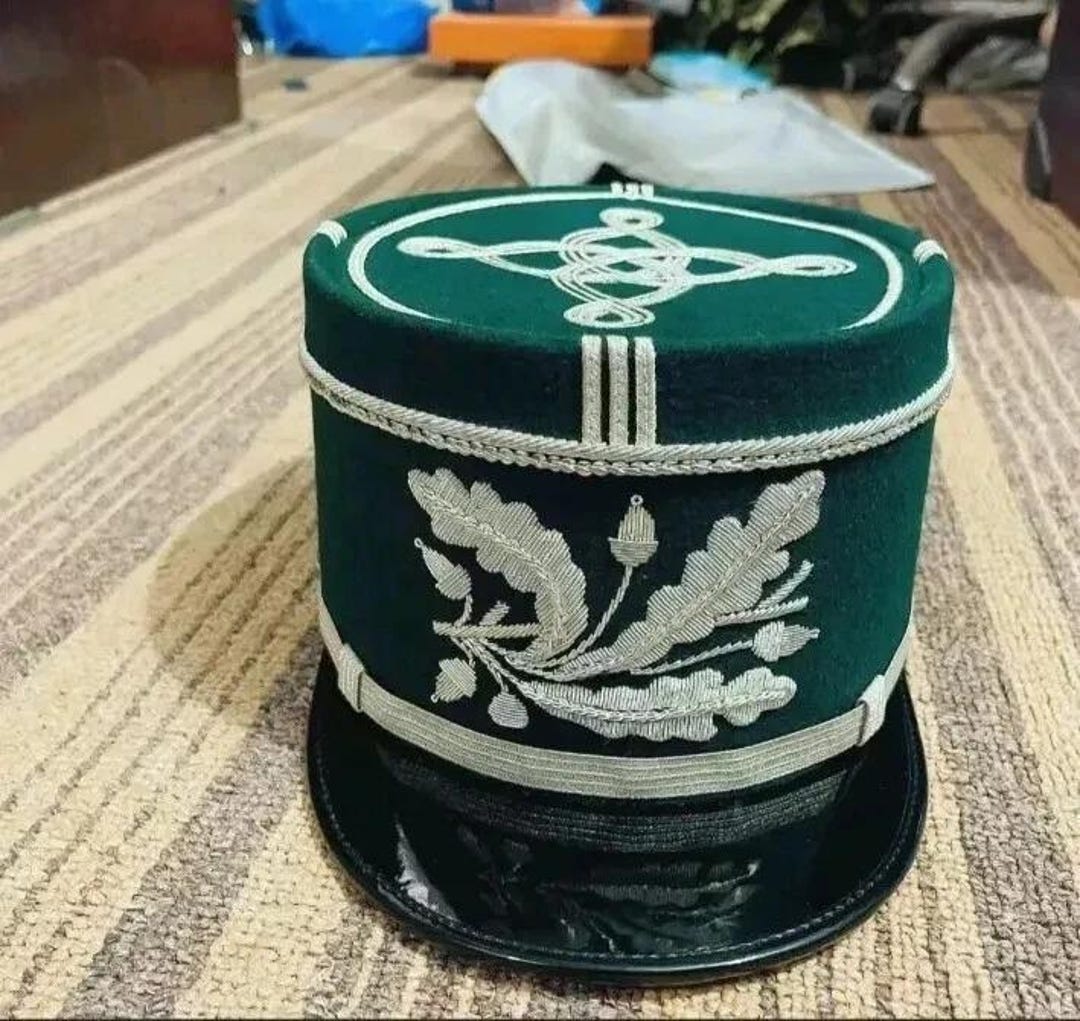 French Military Army Generals Officers Visor Hat Cap Kepi ALL Sizes ...