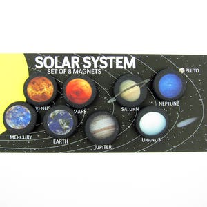 Solar System Magnets Space Magnets Outer Space Office Magnets ...