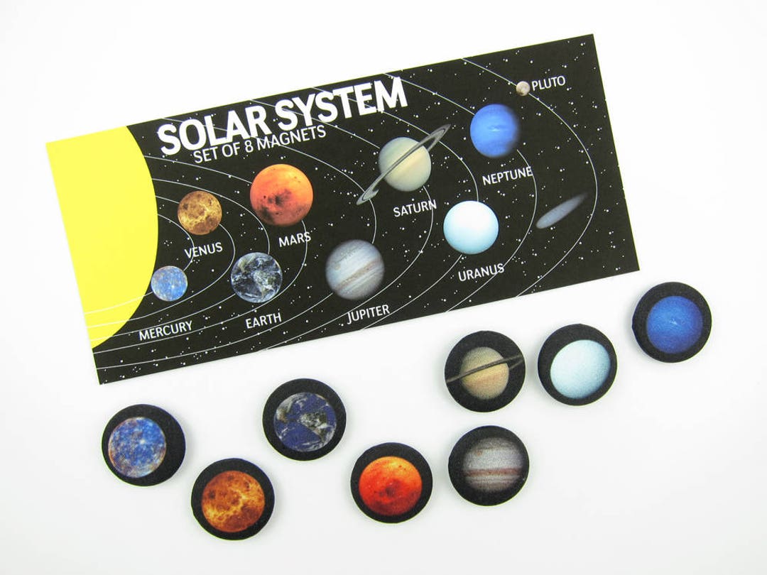 Solar System Magnets Space Magnets Outer Space Office Magnets ...