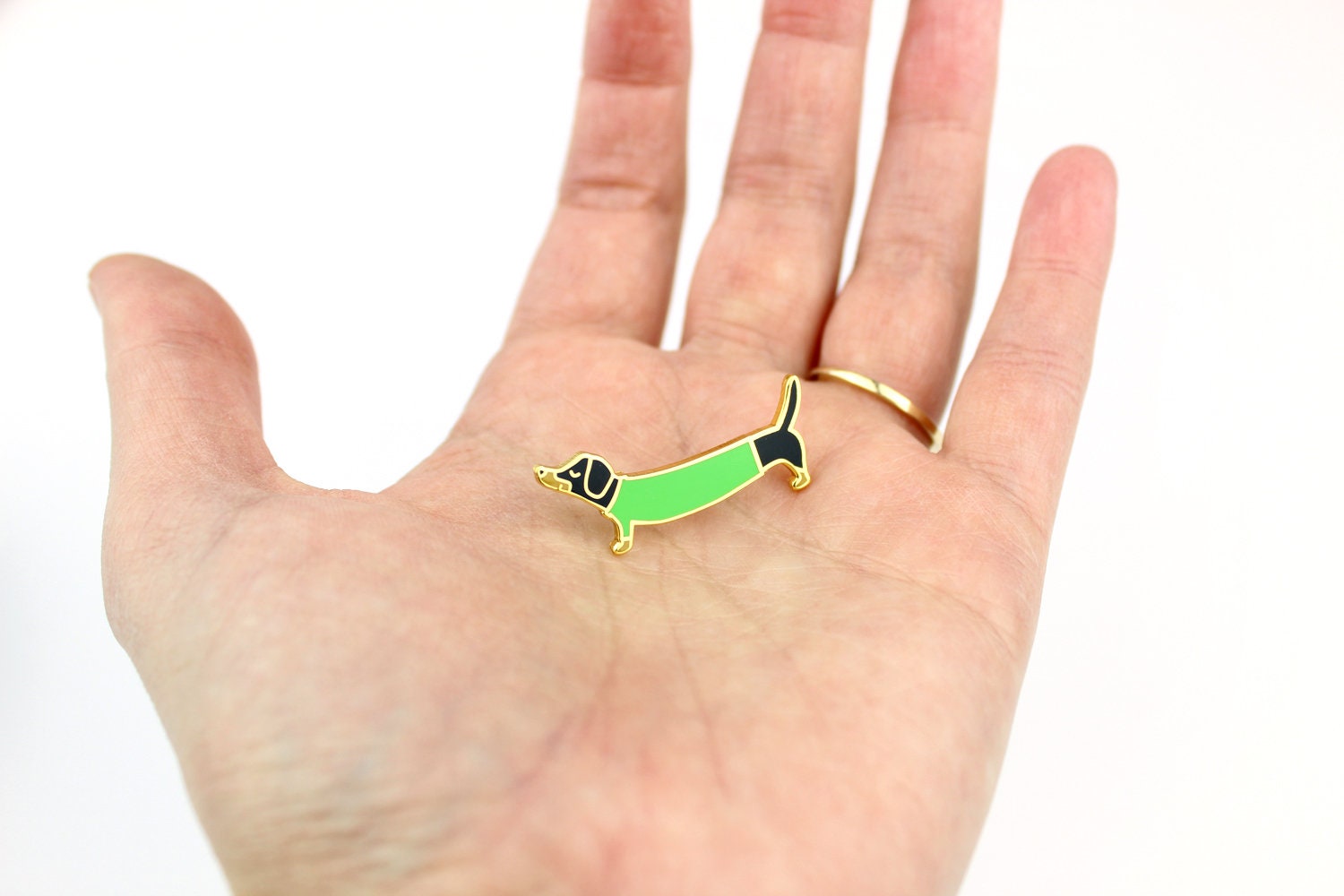 Black Dachshund in a Sweater Pin Dog Pin Lapel Pin | Etsy