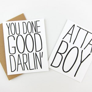 You Done Good Darlin' Graduation Card High School - Etsy