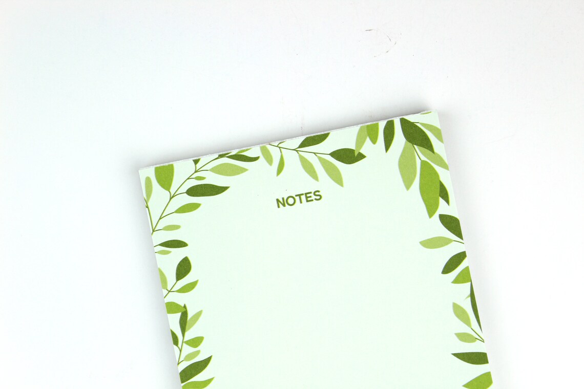Leafy Notes Notepad Checklist Magnetic Notepad to Do - Etsy