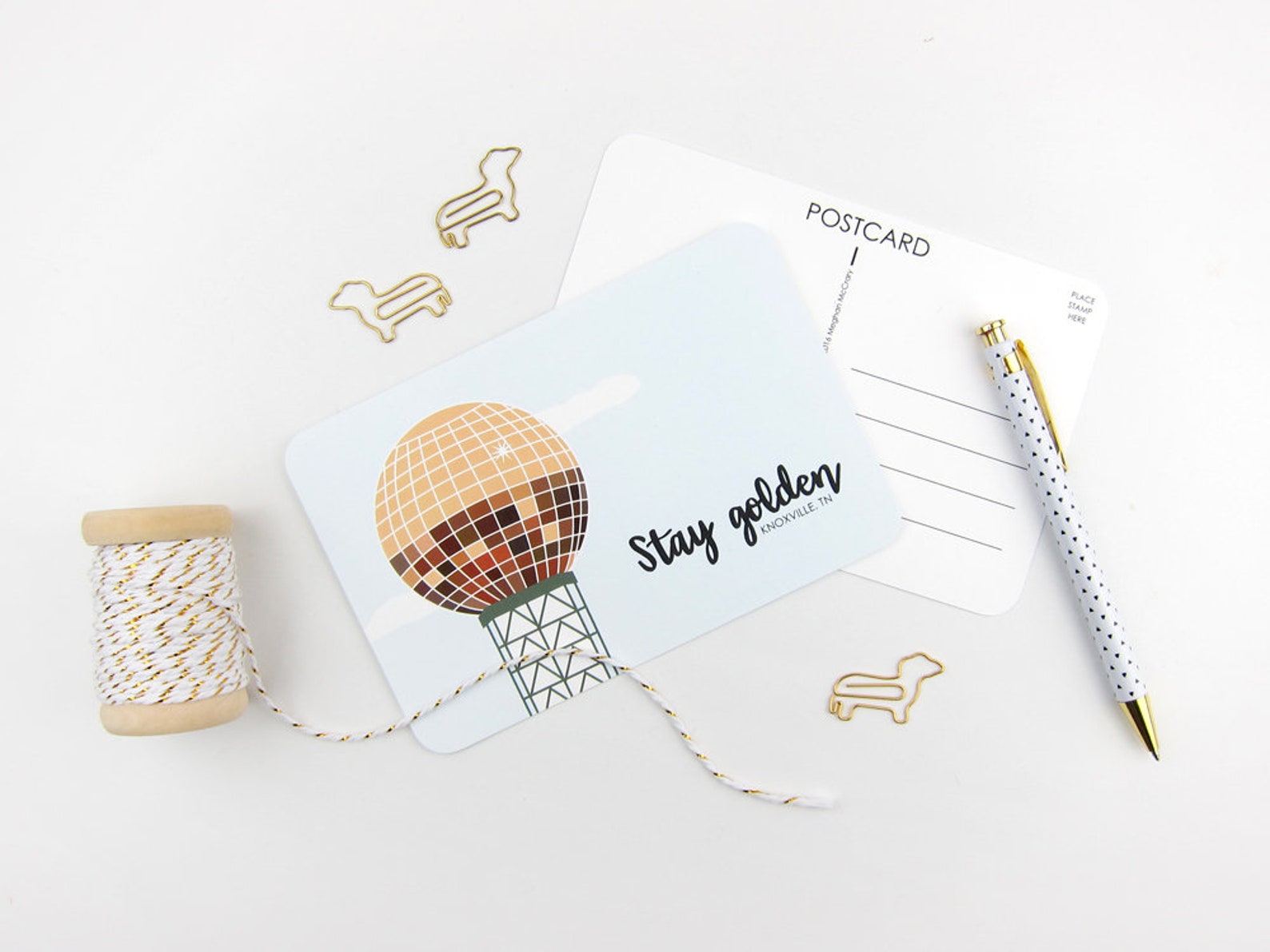 Stay Golden Postcards Knoxville Postcards Tennessee - Etsy