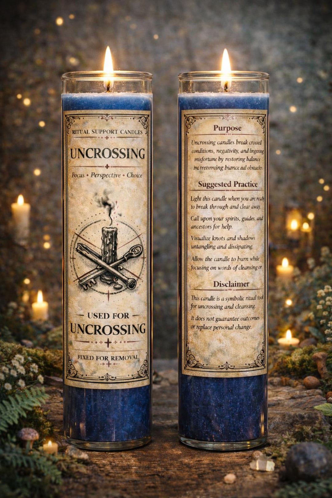 Uncrossing Ritual Candle – Louisiana Folk Altar Inspired Intention ...