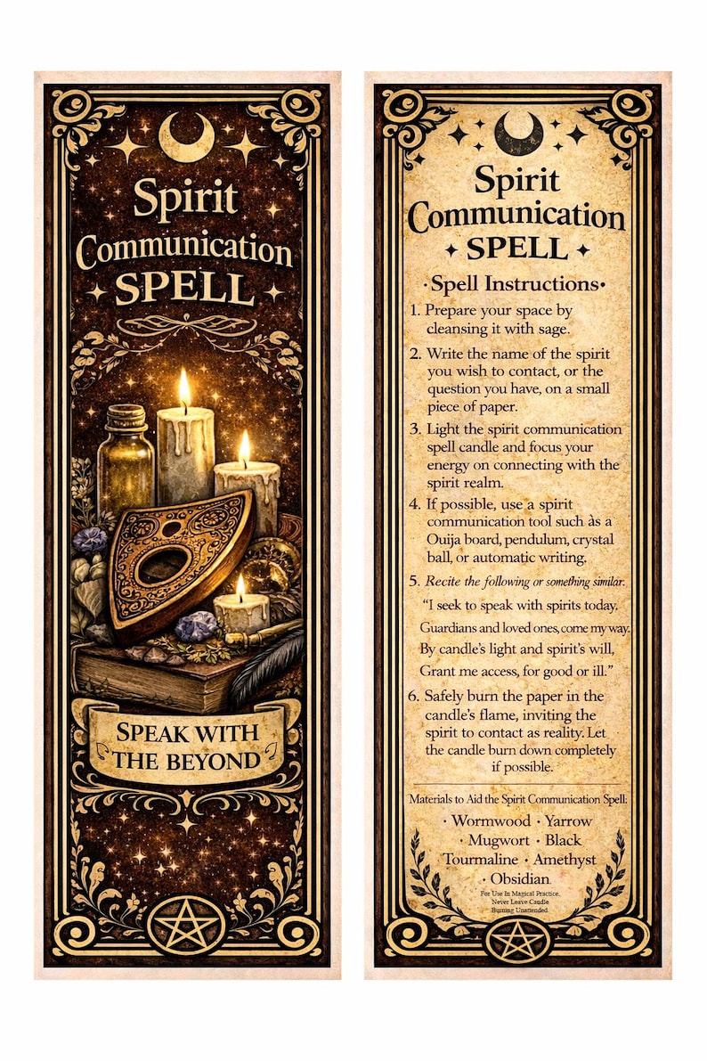 Spirit Communication Spell Candle | Ritual Prayer, Spiritual Guidance ...