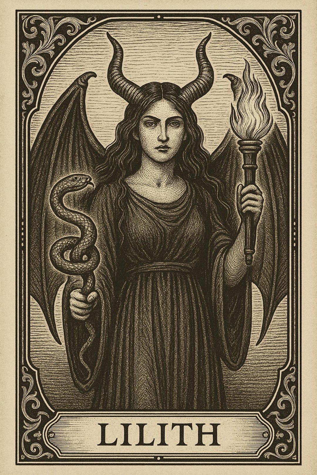 Lilith Witchcraft Candle | Dark Feminine Power - Etsy