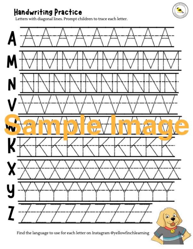 Handwriting Practice Packet – Line Types and Letter Formation | Pre ...