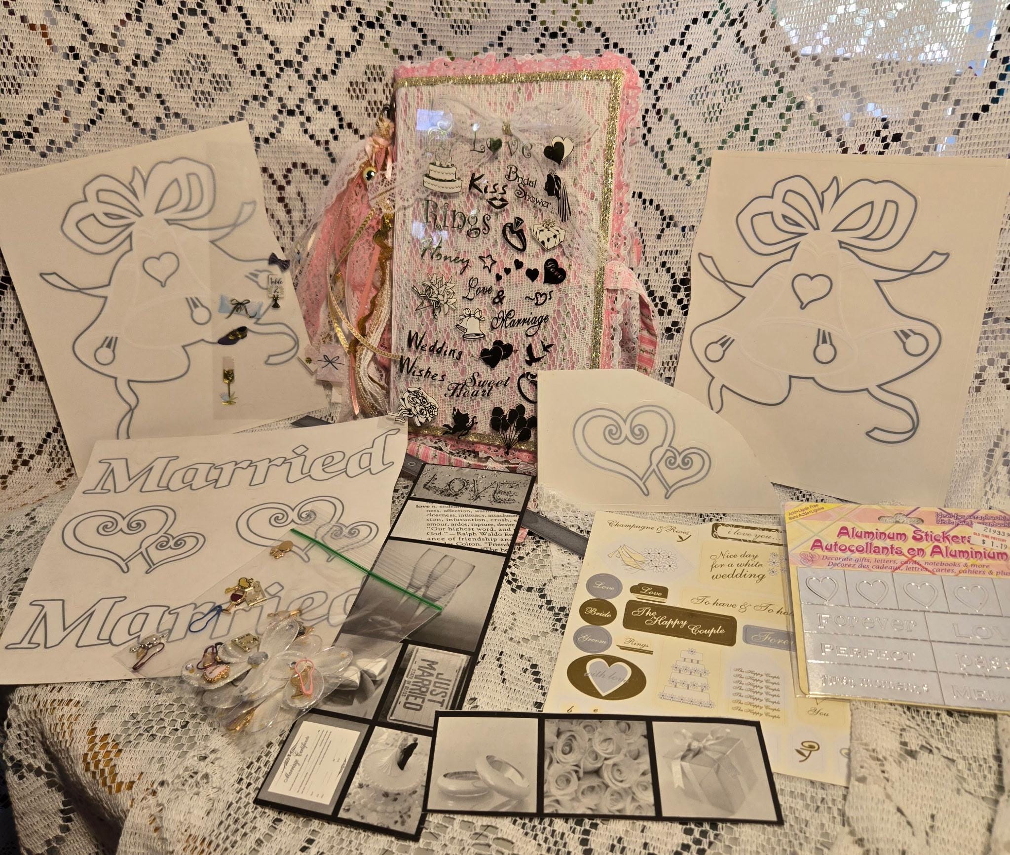 Wedding Journal..build Your Own.. Junk Journal - Etsy