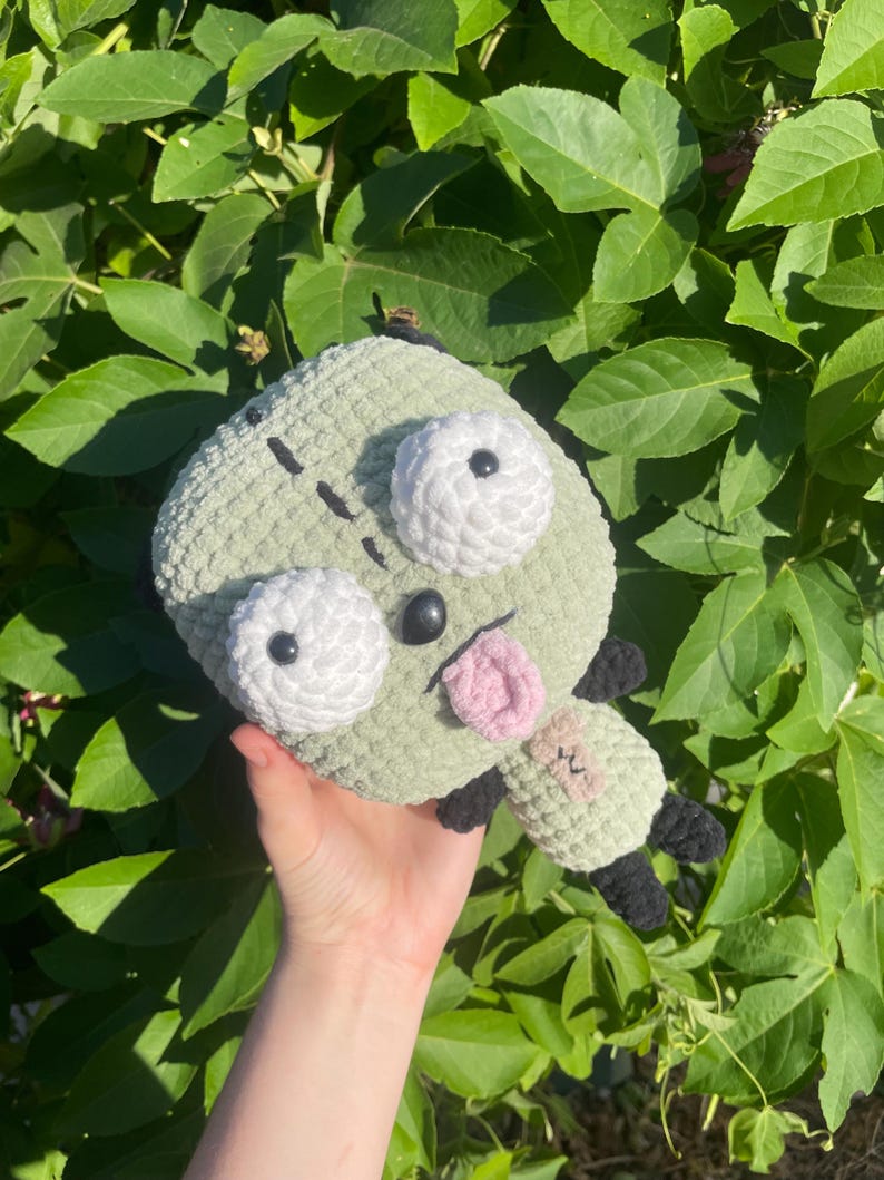 Invader Zim Inspired Handmade Crochet GIR Plushie - Etsy