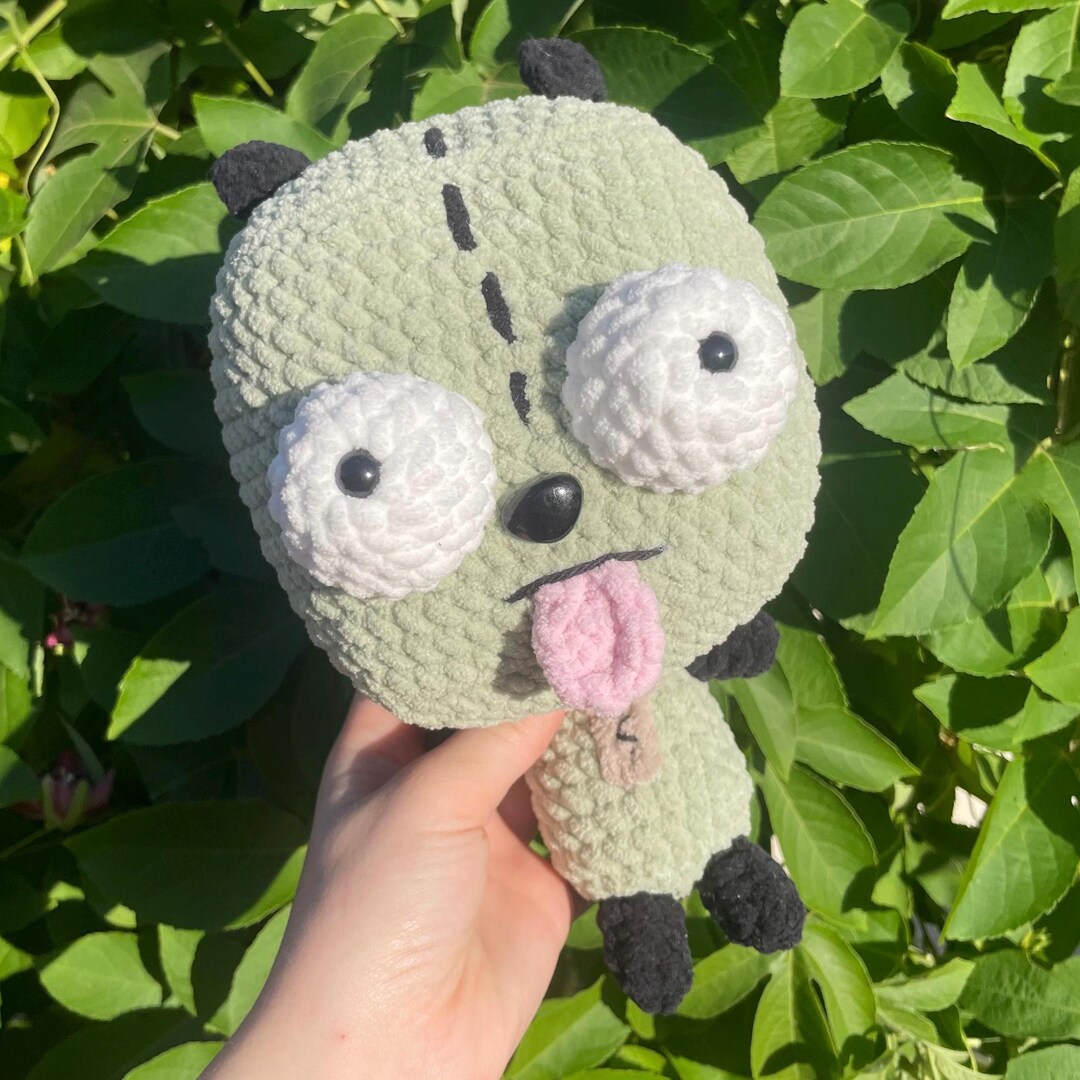 Invader Zim Inspired Handmade Crochet GIR Plushie - Etsy