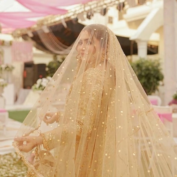 Long Veil Dupatta - Etsy