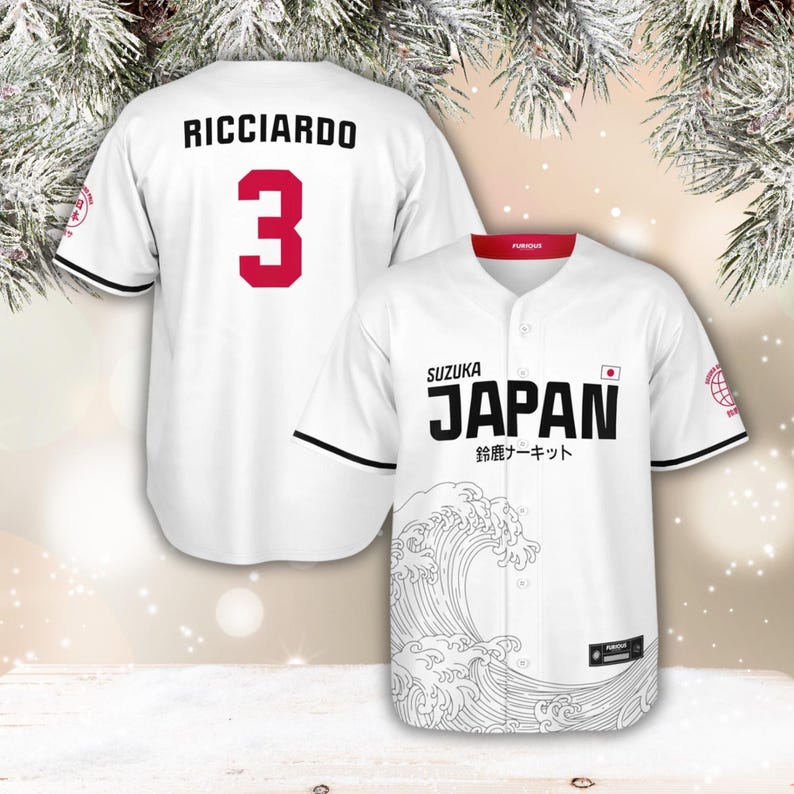 Japan Baseball Jersey Suzuka Circuit | Custom Number & Name Sports ...