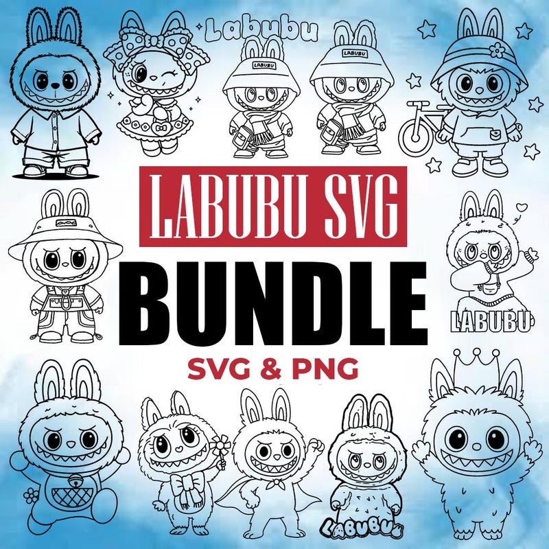 Labubu Clipart - Etsy