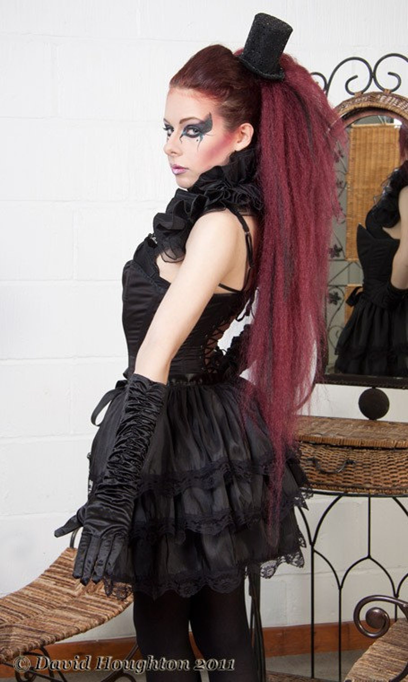 Gothic Steampunk Bustle and Shrug SET Burlesque Goth Lolita - Etsy UK