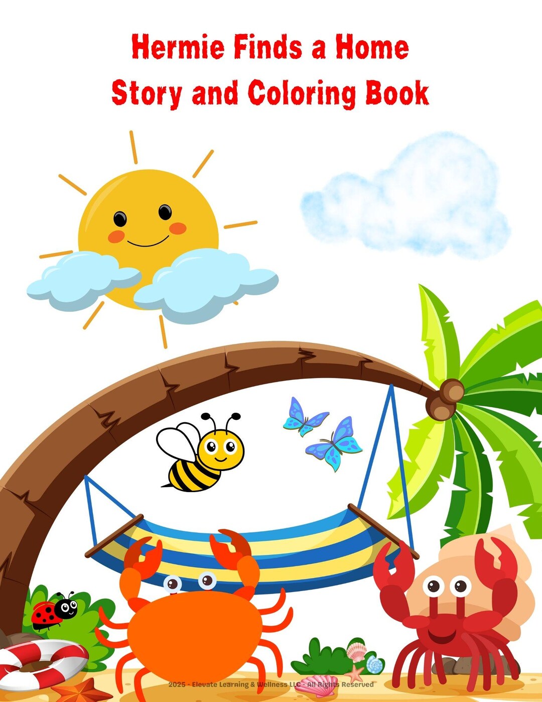 Early Learning Children's Digital Story and Coloring Book. Hermie Finds ...