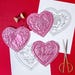 Tin Embossed Hearts, PDF Template - Etsy
