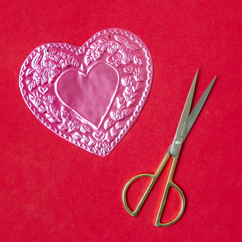 Tin Embossed Hearts, PDF Template - Etsy