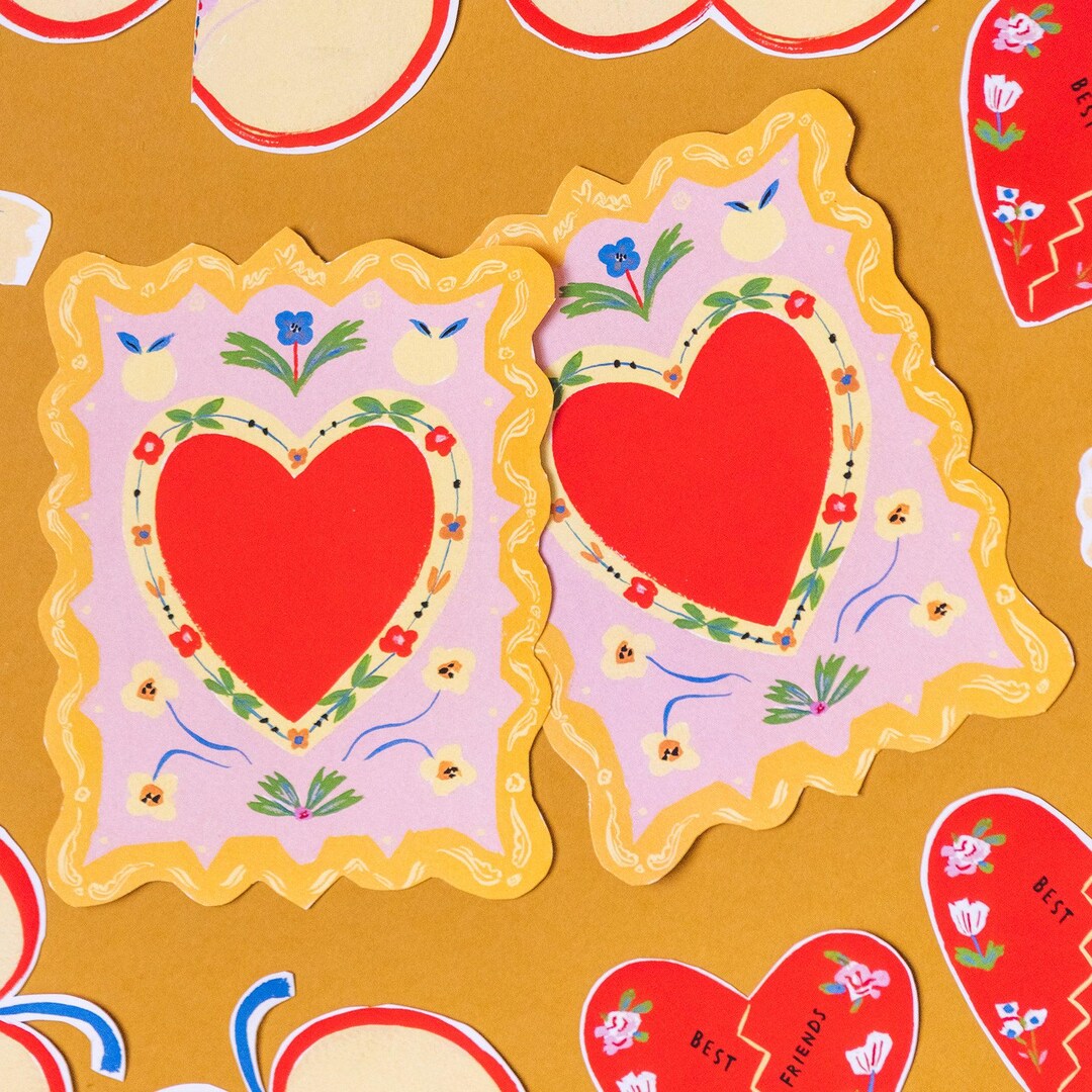 One-sided Valentine Card by Emily Isabella, PDF Printable - Etsy