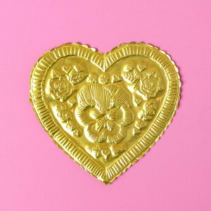Tin Embossed Hearts, PDF Template - Etsy