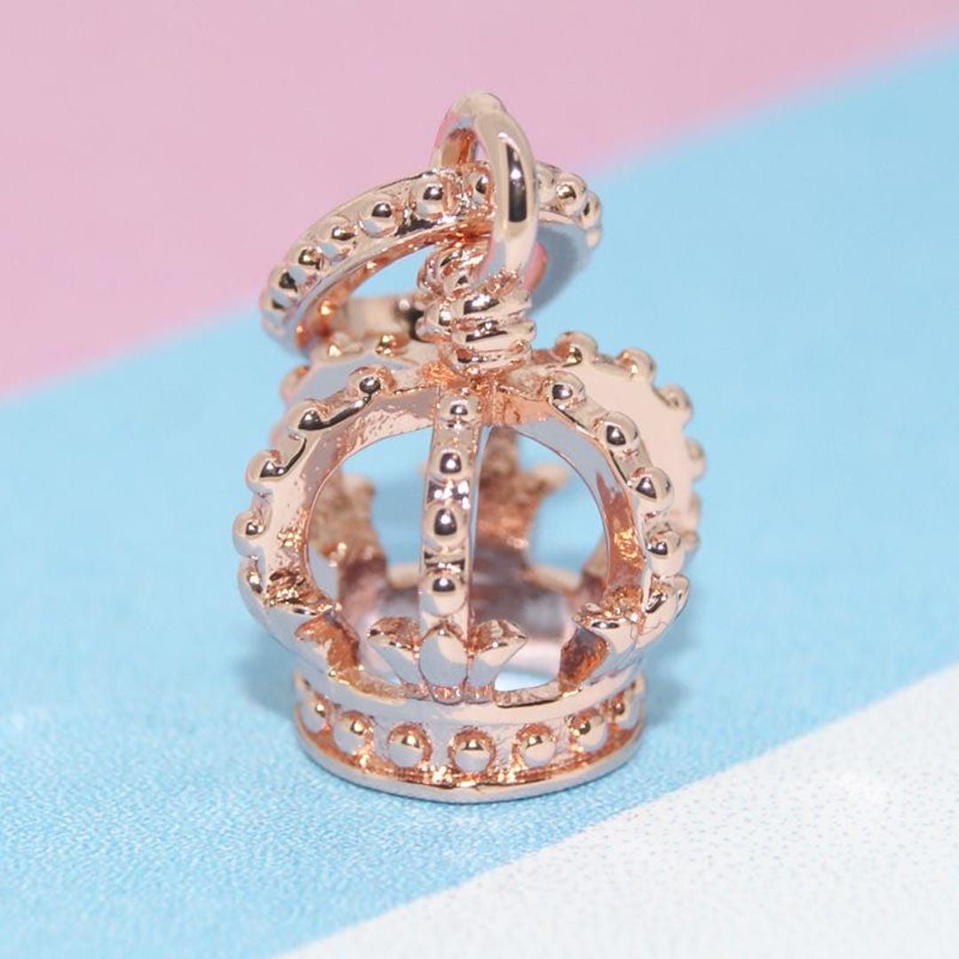 PANDORA Rose Noble Splendour Crown Dangle Charm - Etsy