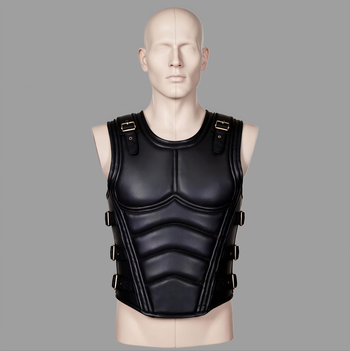 Handmade Leather Chest Armor: Medieval Warrior Costume Vest - Etsy