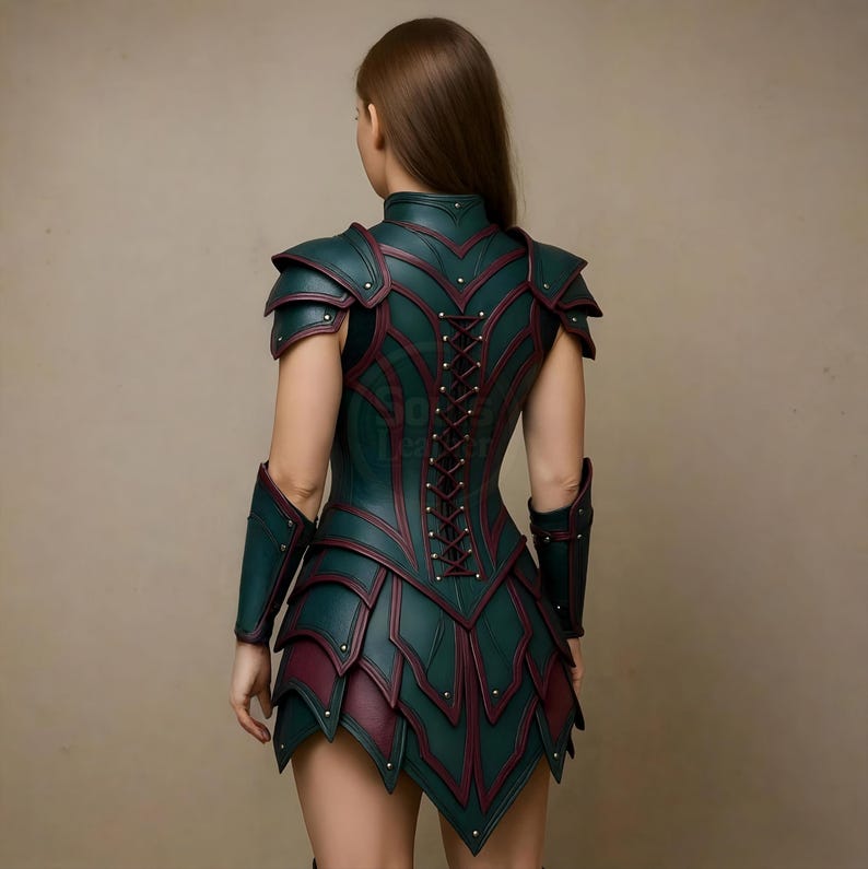Handmade Leather Armor for Women: Medieval Warrior Cosplay Costume - Etsy
