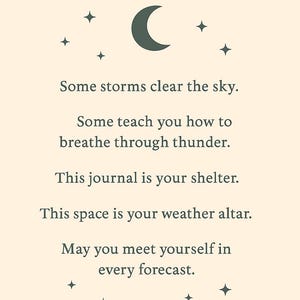 Emotional Weather Report – Guided Journal for Shadow Work, Mood ...