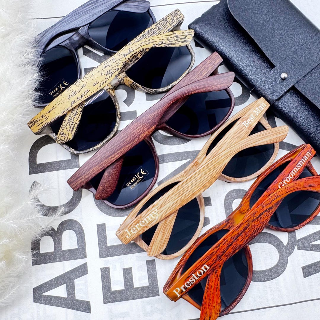 Personalized Sunglasses: Engraved Groom/groomsmen Gift - Etsy