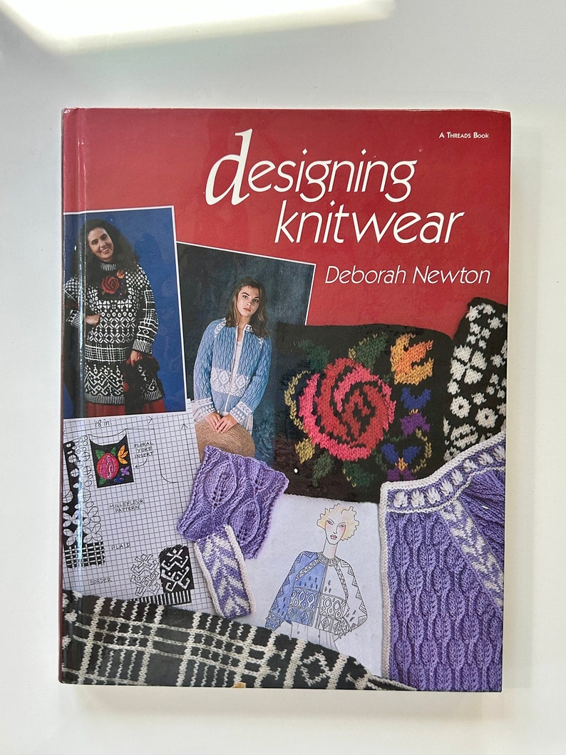 Vintage Designing Knitwear Book by Deborah Newton Knitting Patterns Diy ...