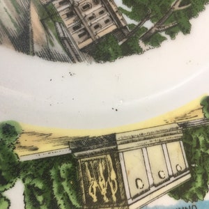 Vintage Washington DC State Plate Ceramic Souvenir Dish Plate Monuments ...