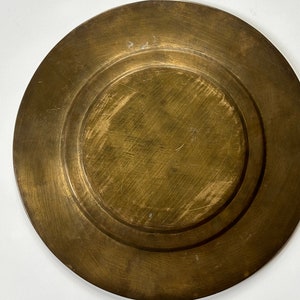 Vintage Indian God Brass Plate Copper and Metal Wall Plate Telief Dish ...