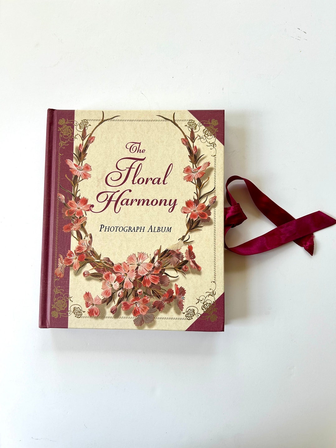Vintage Waverly Photo Album Victorian Images the Floral Harmony Hand ...
