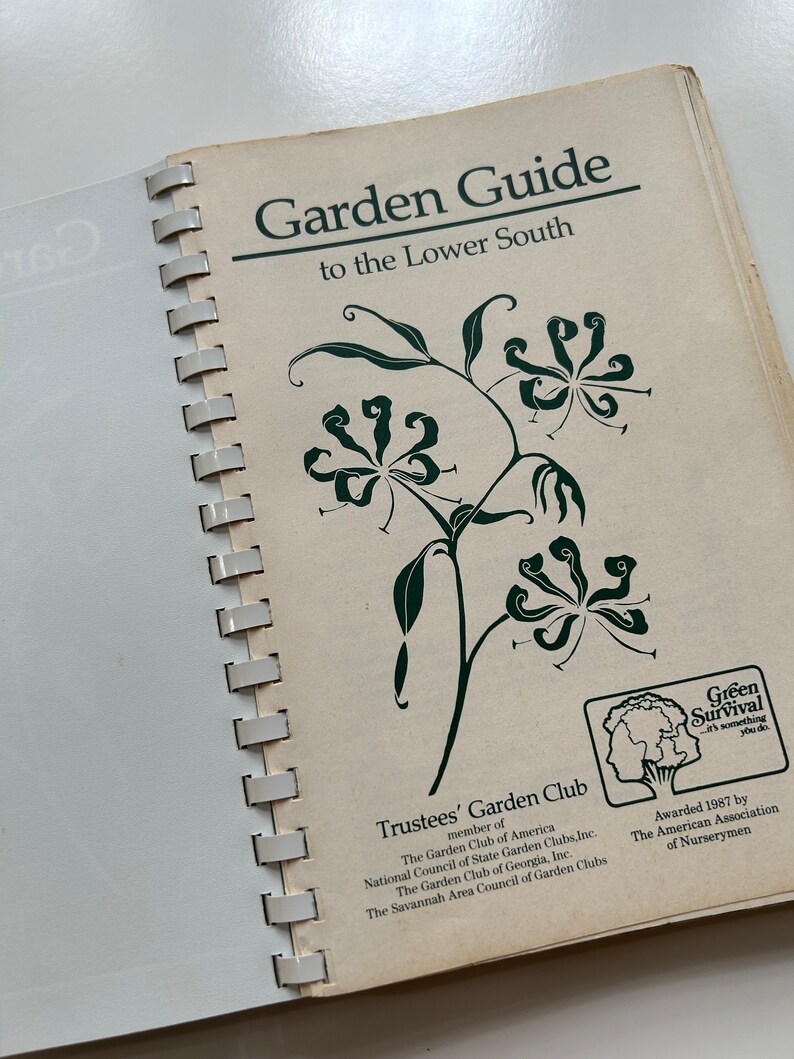 Vintage Garden Guide to the Lower South by Garden Truatee of Savannah ...