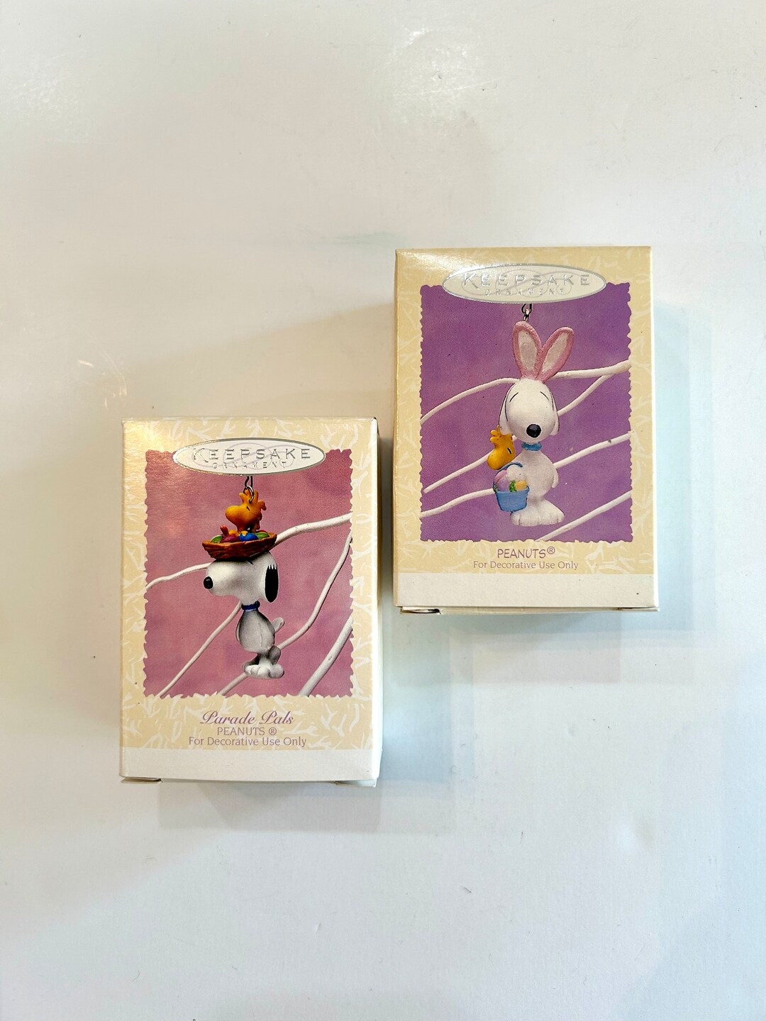 Vintage Hallmark Snoopy Keepsake Ornaments Peanut Pala Easter Hallmark ...