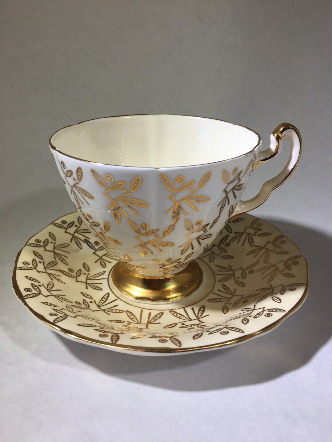 Vintage Royal Adderley Atomic Pattern Tea Cup Fine Bone China England ...