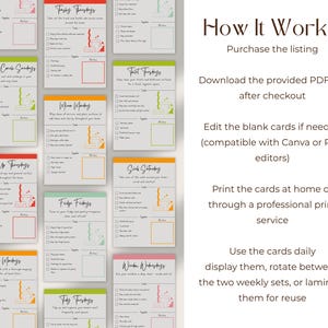 Colorful Cleaning Schedule Printable: Editable Task Cards Canva ...