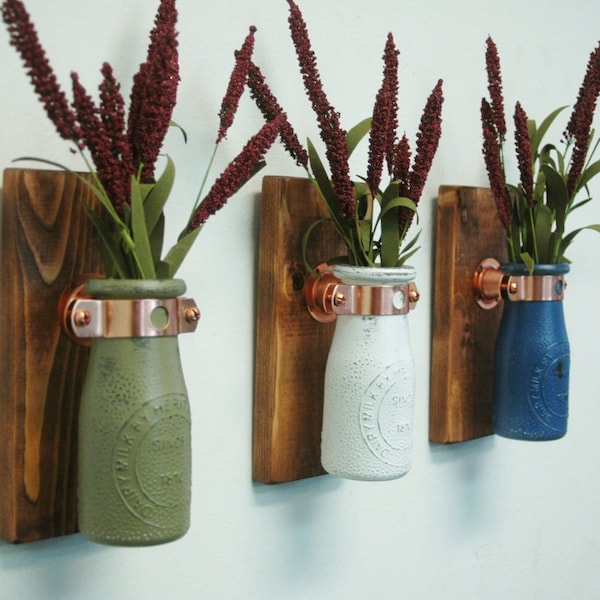 Milk Bottle Decor - Etsy