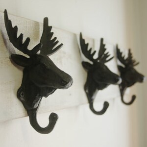 Moose Decor, Coat Rack, Rustic Coat Rack, Gifts for Men, Rustic Cabin ...