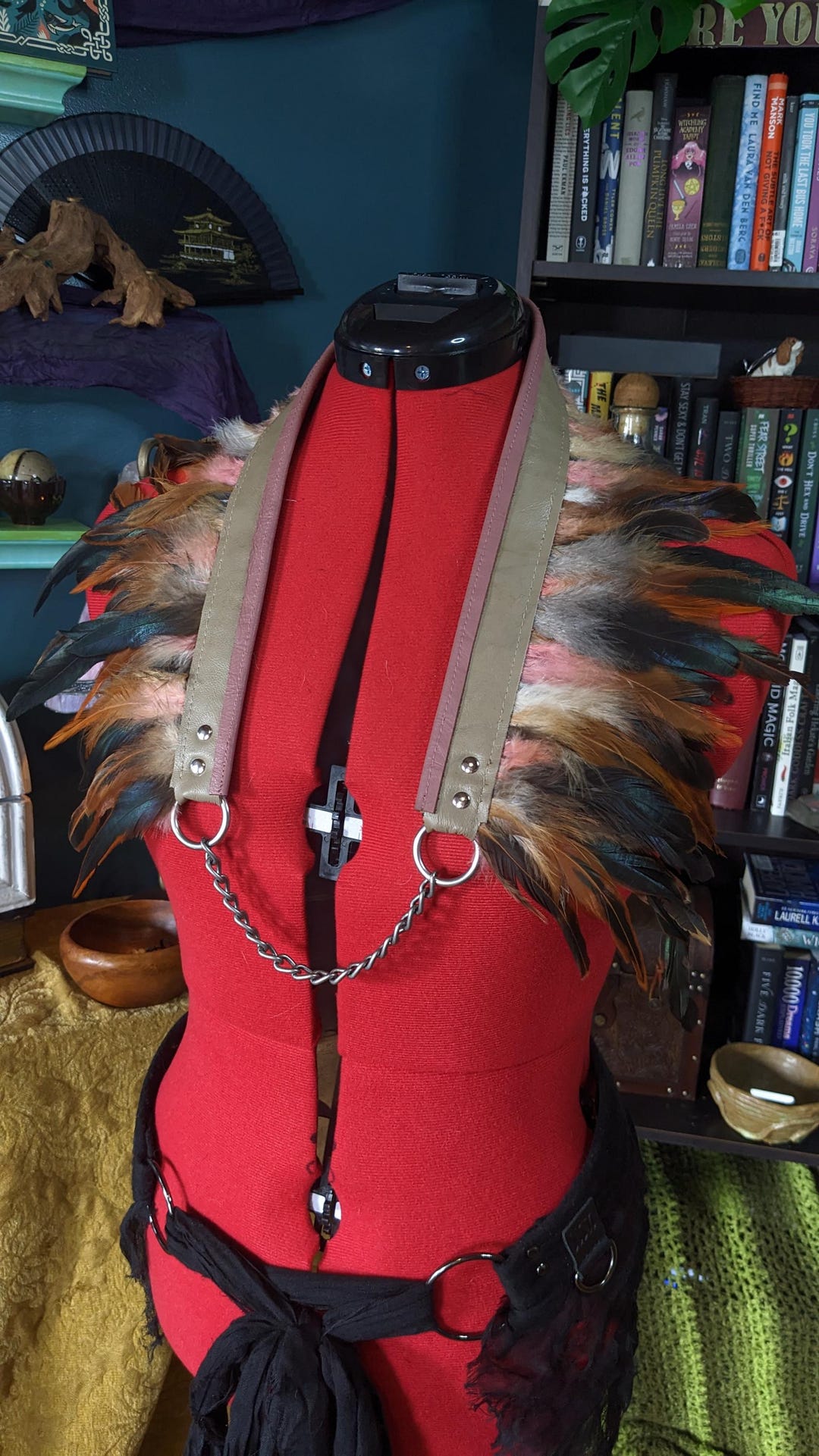 Strawberry Fox Feather Shaw - Etsy