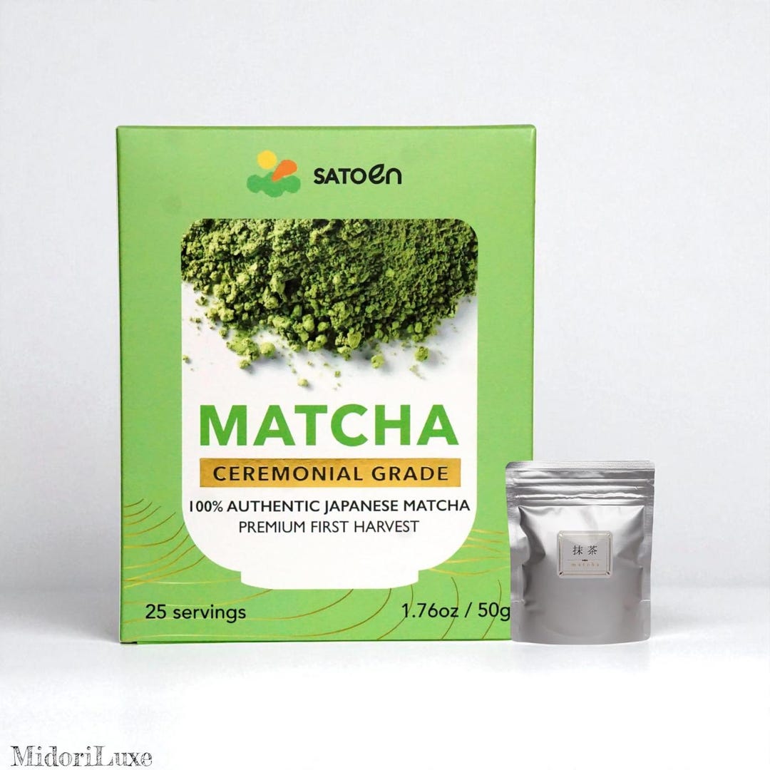 Authentic Japanese Ceremonial Matcha – First Harvest Green Tea Powder ...