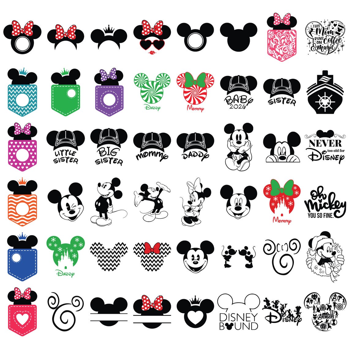 1100+ Files Mega Svg Bundle, Mouse SVG, Mouse and Friends Svg Bundle ...