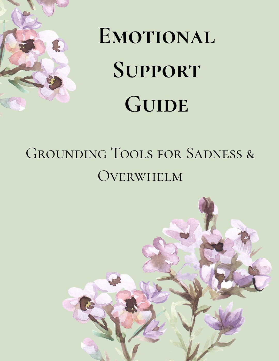 A Gentle Guide for Sadness & Emotional Overwhelm - Etsy