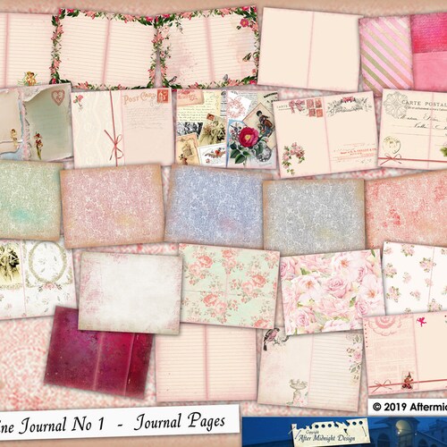 Vintage Valentine Digital Download Junk Journal Digital - Etsy
