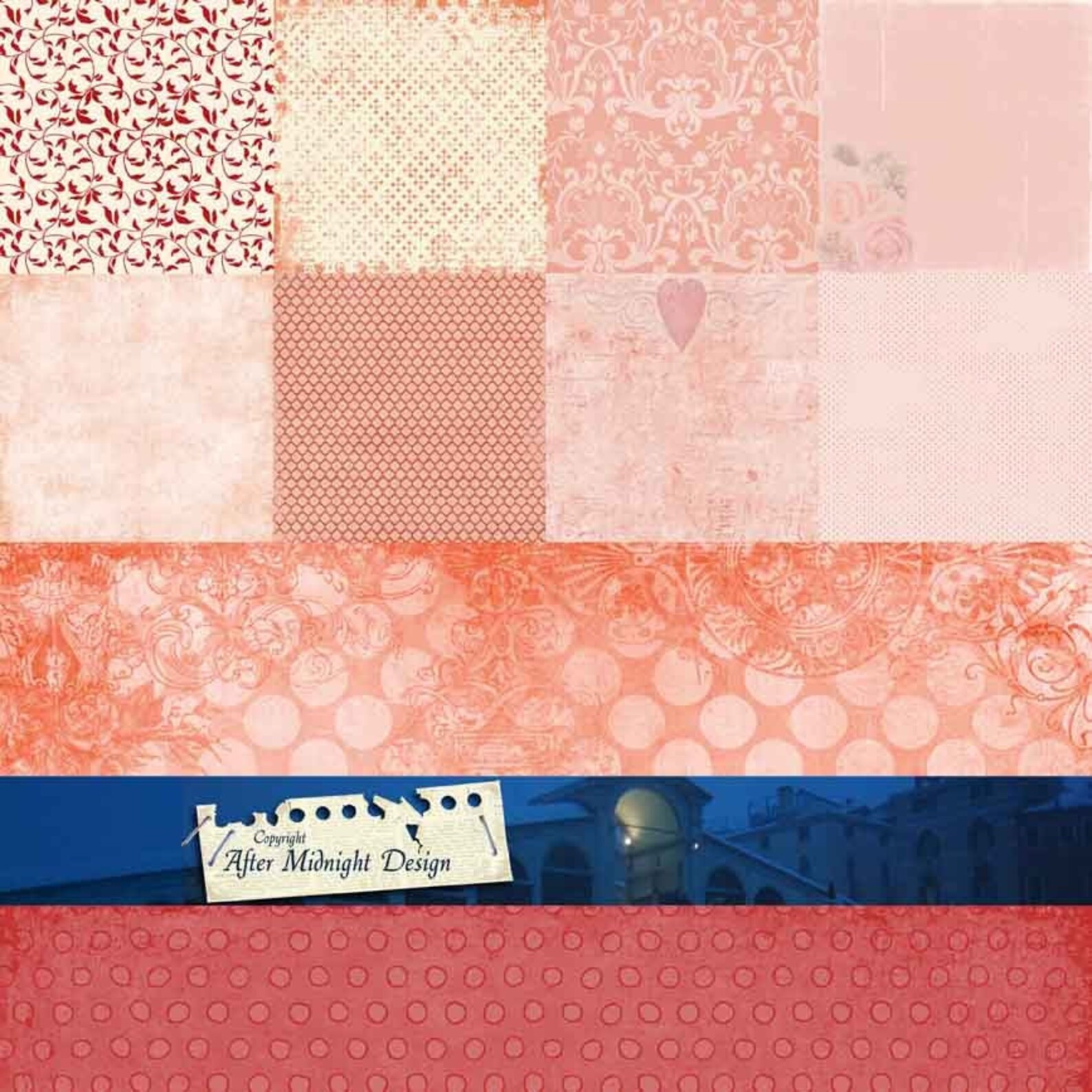 Digital Scrapbook Paper Valentine 10 Papers 12x12 Inch 300 DPI - Etsy