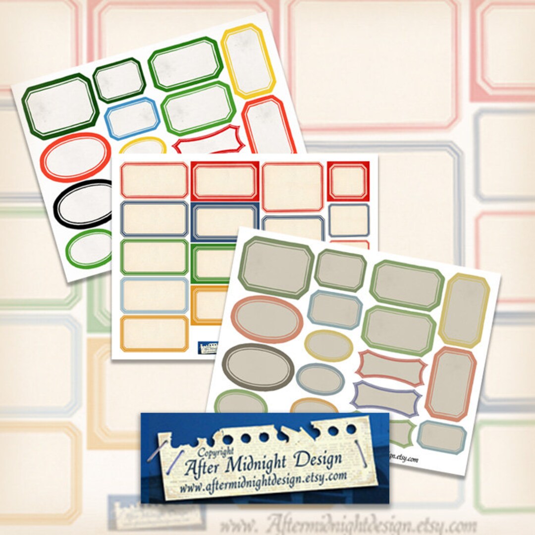 LABELS, Vintage Labels, Plain Labels - Etsy