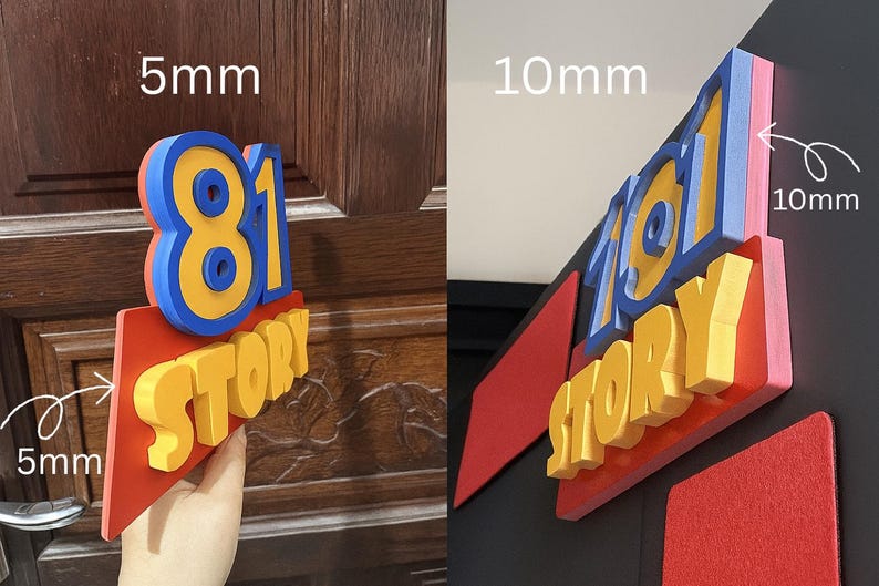 Custom 3D Room Number Sign for Door – Personalized Acrylic Number Plate ...